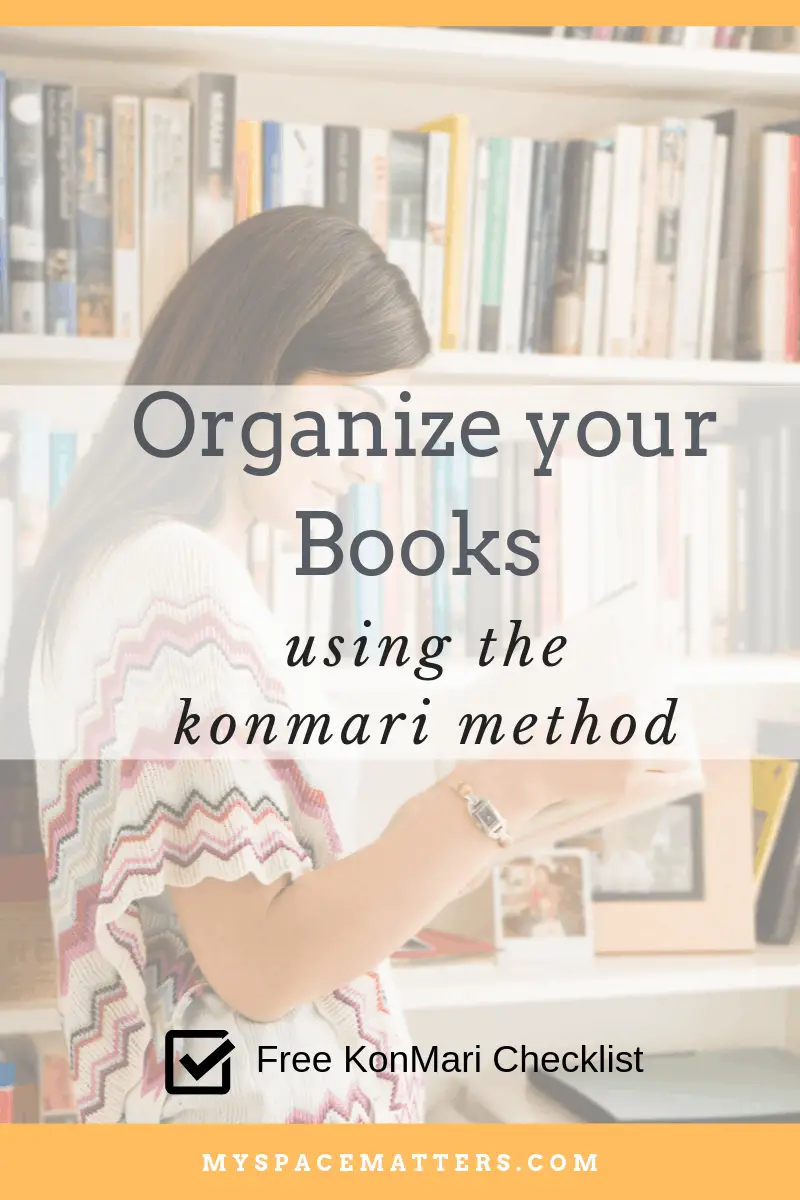 How To Declutter Books With The KonMari Method - Free Checklist