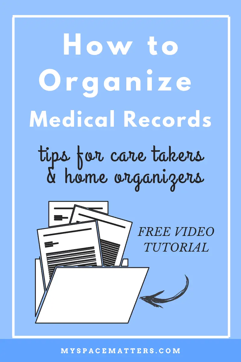 Paper Clutter - How to Organize Medical Records