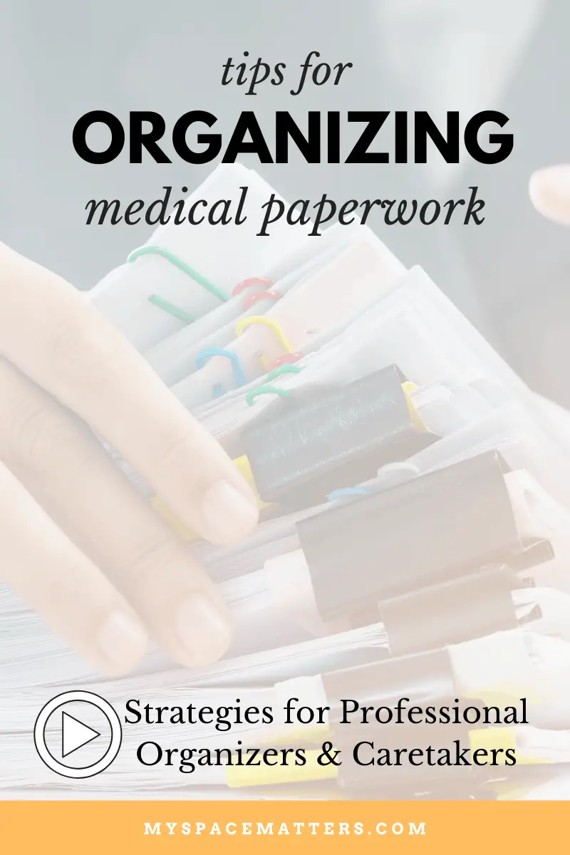 Paper Clutter - How to Organize Medical Records