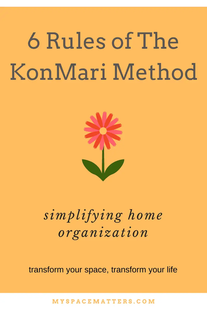 6 Rules of The KonMari Method - Quick Start Guide - Organize, Declutter ...