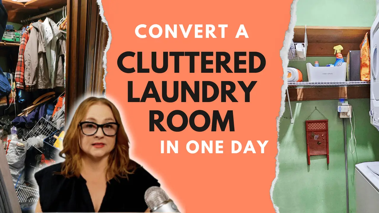 How to Transform a Cluttered Closet into a Functional Laundry and ...