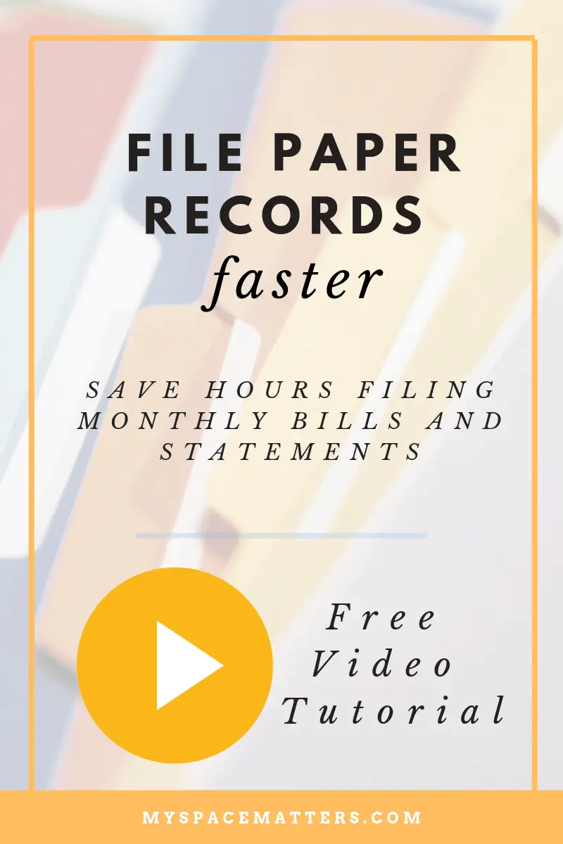 How to Quickly File Paper Records